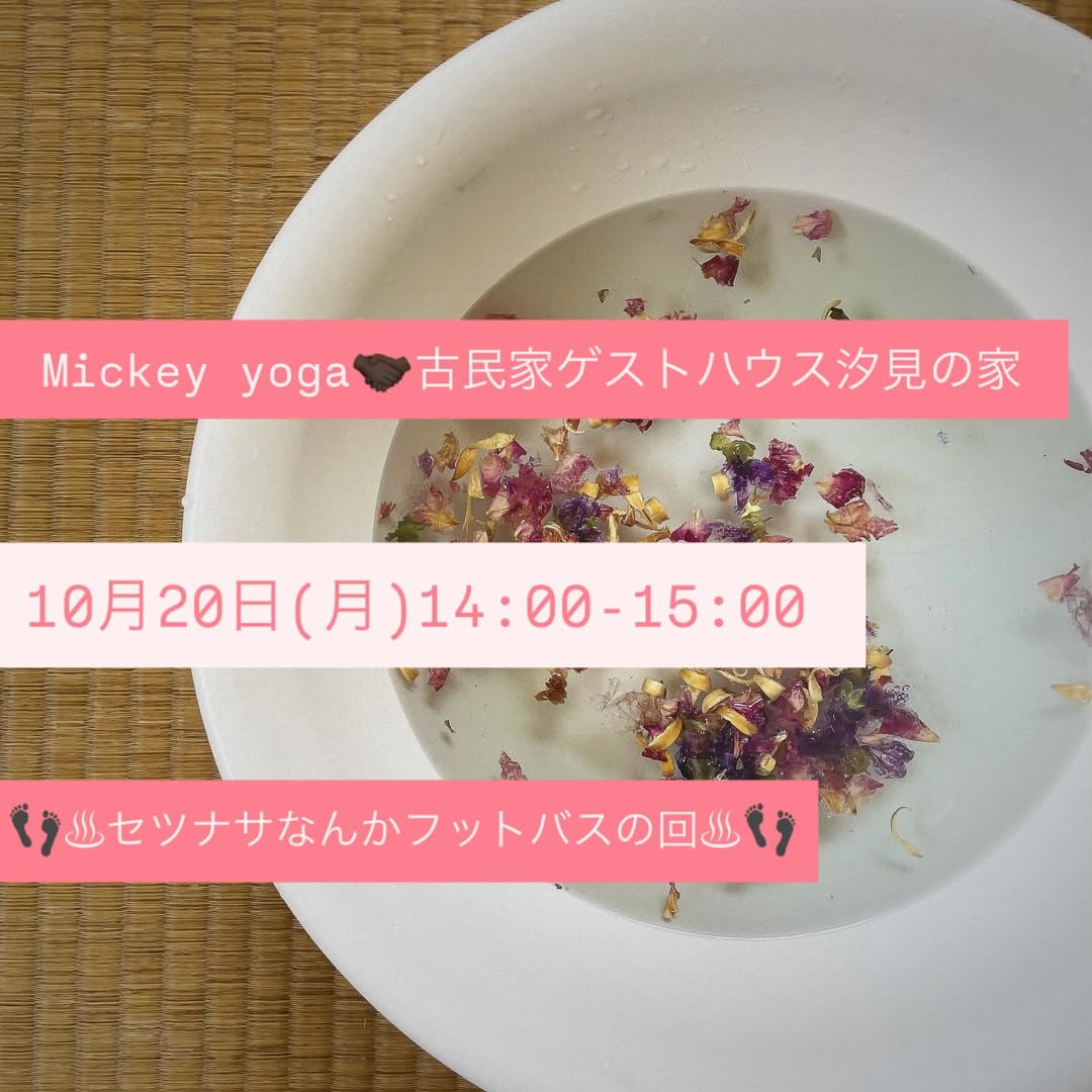 ヨガ教室 Mickey Yoga @ 古民家ゲストハウス汐見の家 | 瀬戸内かみじまトリップ-上島町観光ガイド | 上島町公式観光WEBサイト